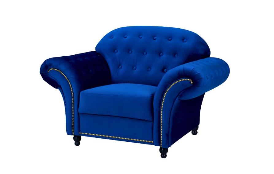 Alexandra Armchair Navy Blue